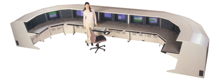 Command workstation, command center workstation, command station ...