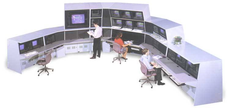 Command Consoles, Computer Consoles, NOC Consoles and Call Center Furniture