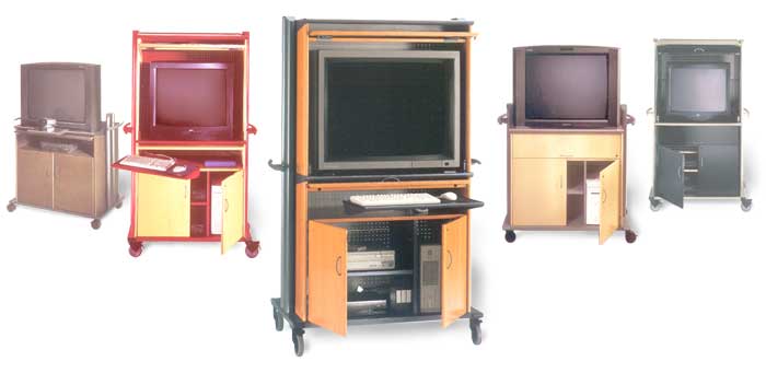 Teleconference furniture and Video Conferencing Furniture Media Tower