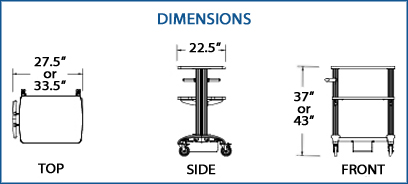 Anthro Convoi Advanced Medical Crash Cart, Emergency Cart, Nursing Cart ...