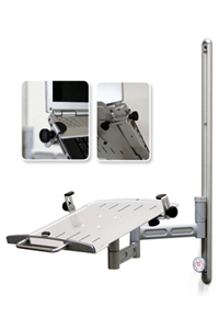 Track Mounted Laptop Stations - Track Mounted Laptop Station for Height ...